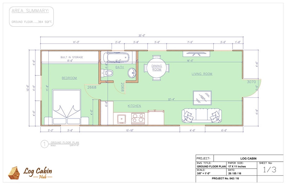 Five Free Log Home Floor Plans and Designs - Log Cabin Hub
