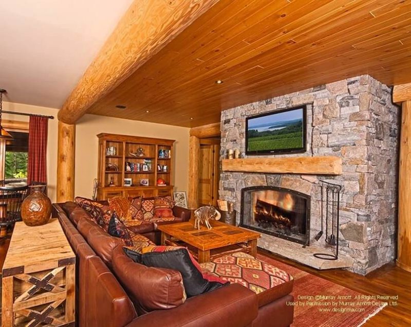 22 Luxurious Log Cabin Interiors You HAVE To See - Log Cabin Hub